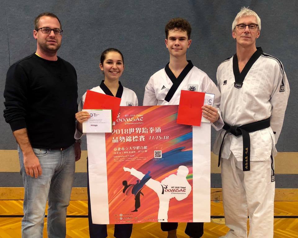 [WM Poomsae 2018] Nina und Savo fahren zur Poomsae WM in Taipei ...